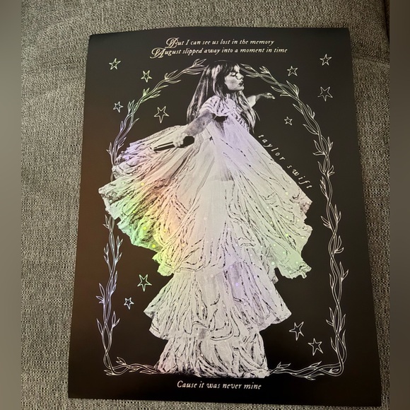 Taylor Swift | Wall Decor | Taylor Swift Folklore August Twirling ...